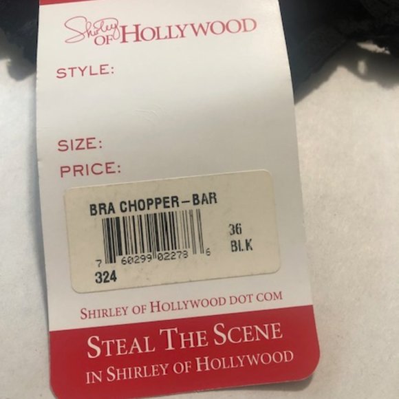 Shirley of Hollywood | Intimates & Sleepwear | Nwt Black Shirley Of ...